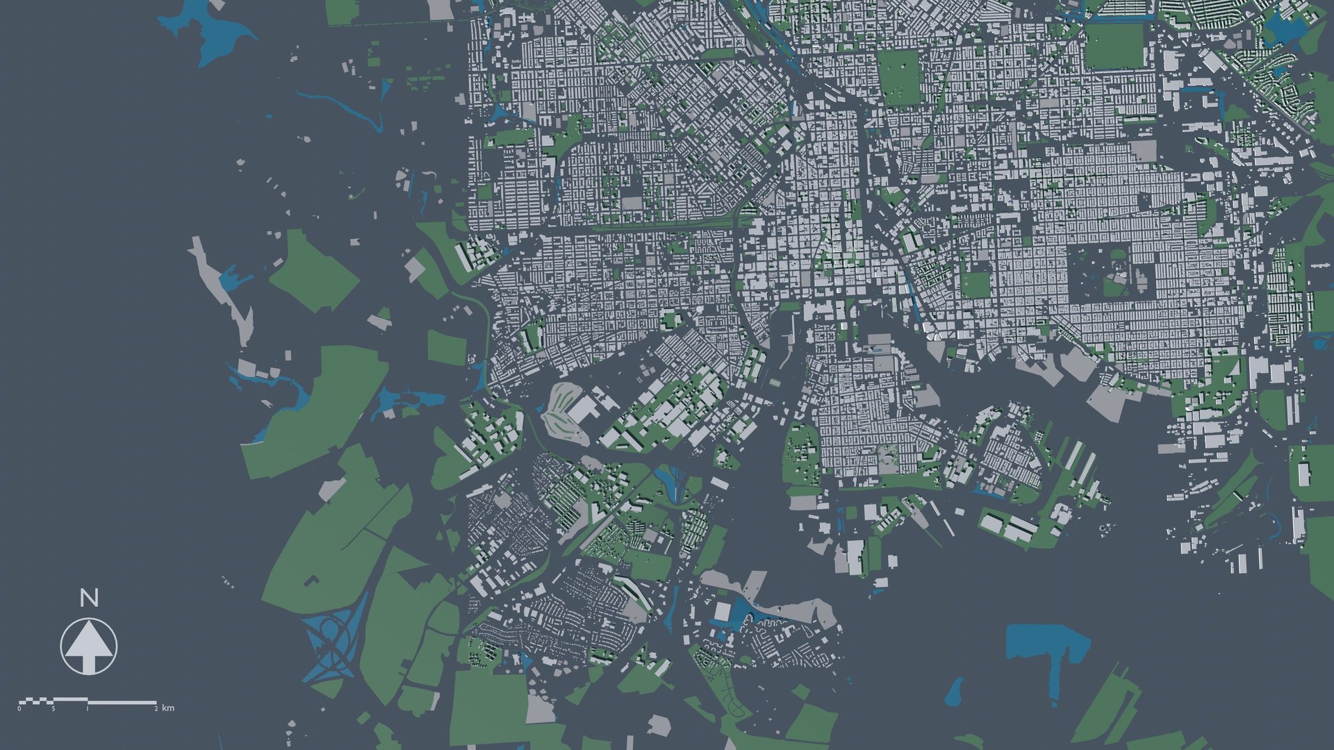 Mass Buildings - Baltimore USA 3D Model - TurboSquid 1972522