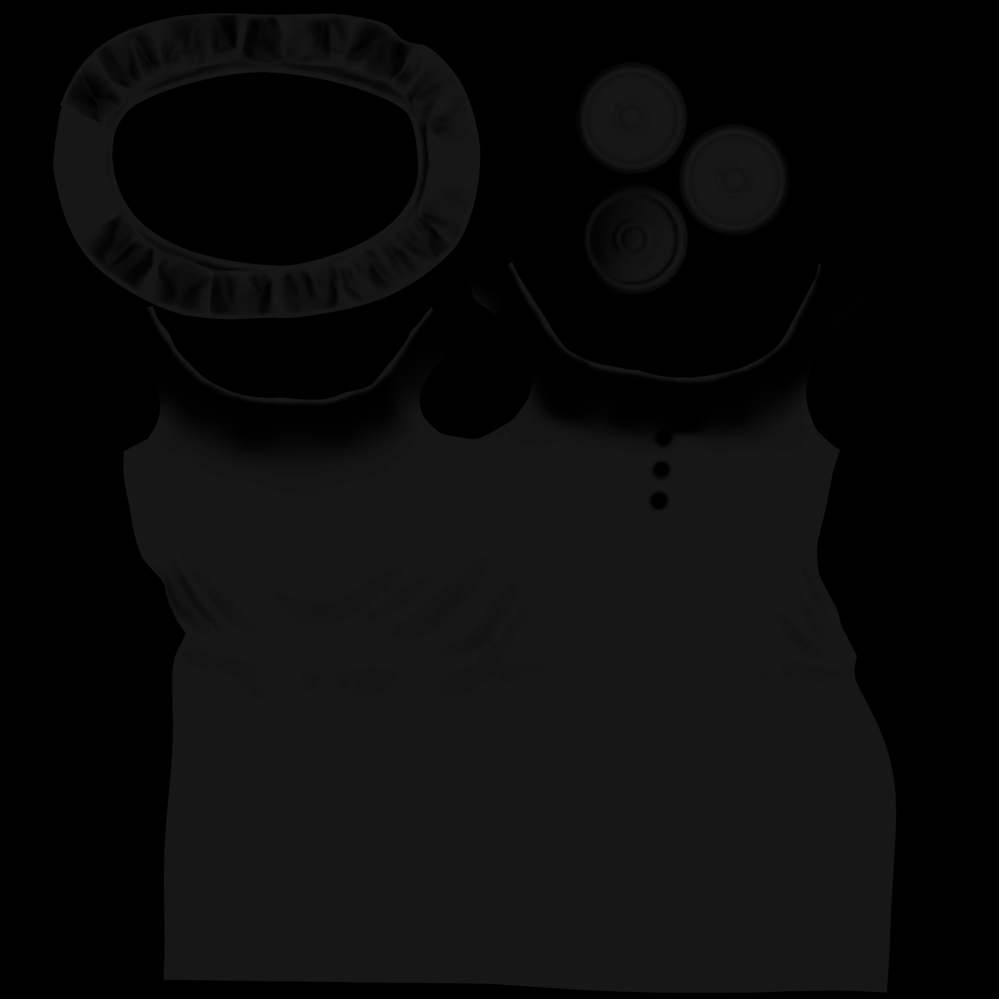 Ruffle Neck Mini Dress 3D - TurboSquid 1806103