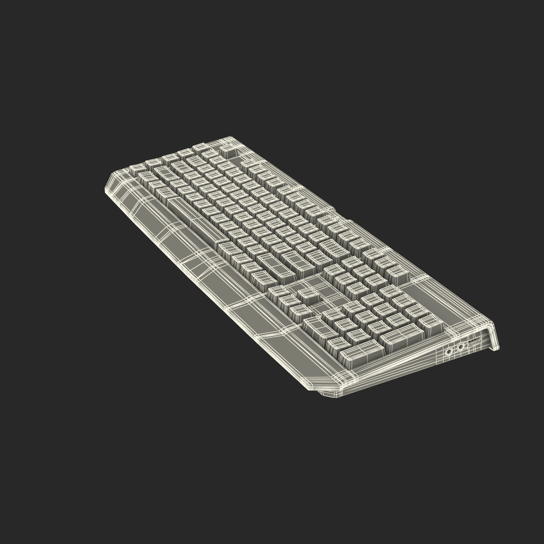 Razer Black Widow Mechanical 3d Max