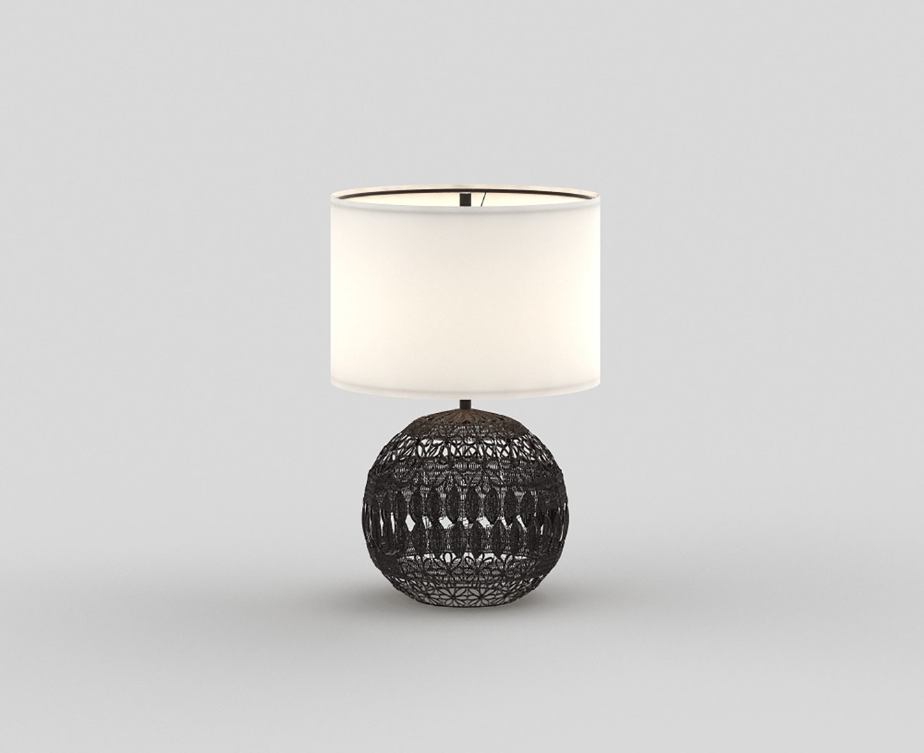 3D Lacy Table Lamp - TurboSquid 1695340