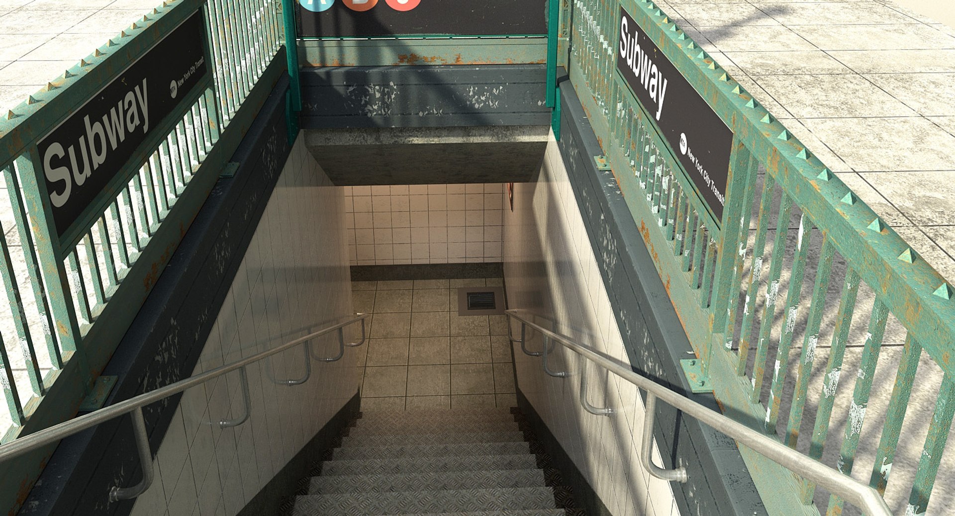 3ds New York Subway Entrance