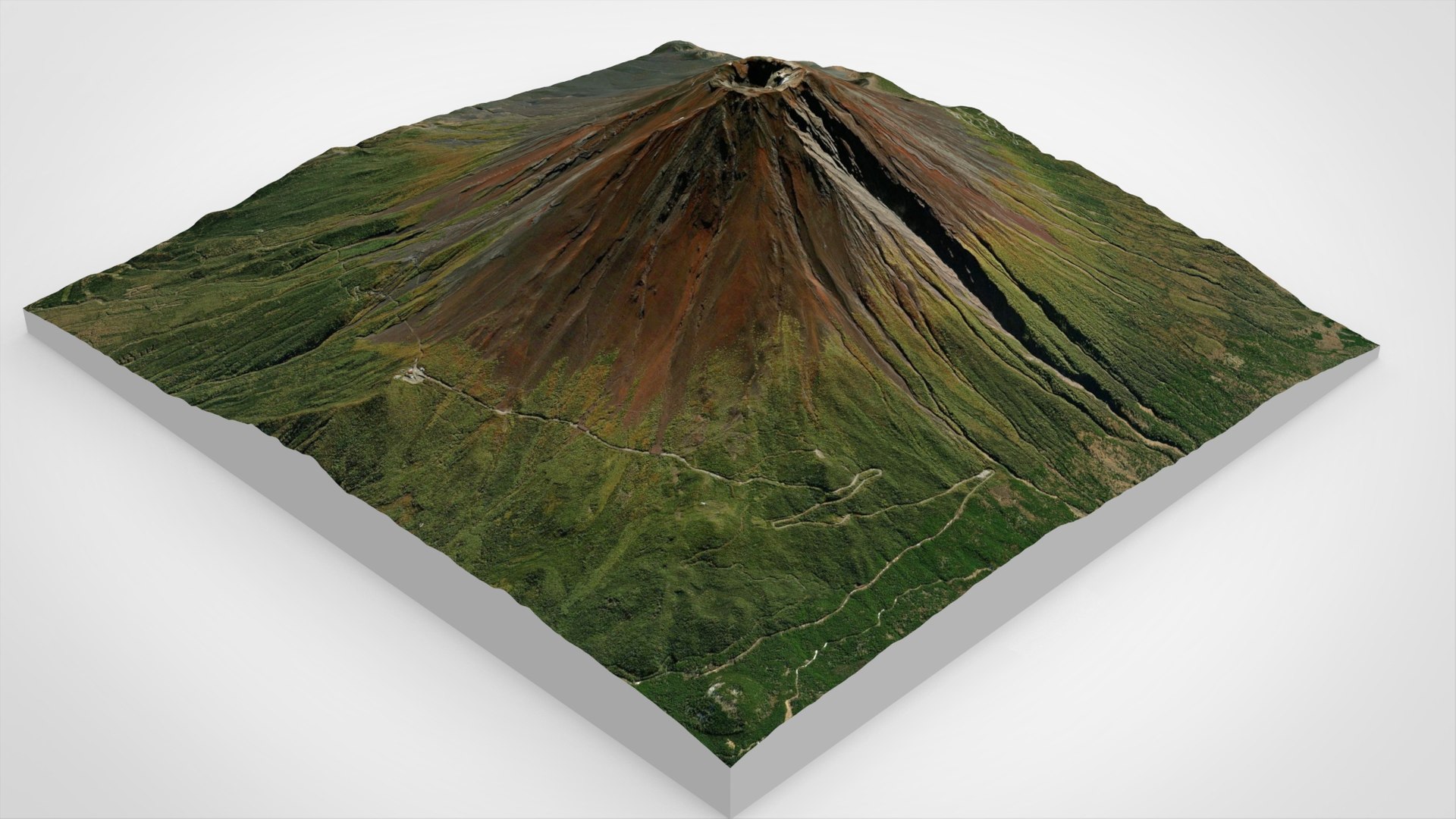 Mountain Landscape Volcano Fuji Japan 3D Model - TurboSquid 2191559