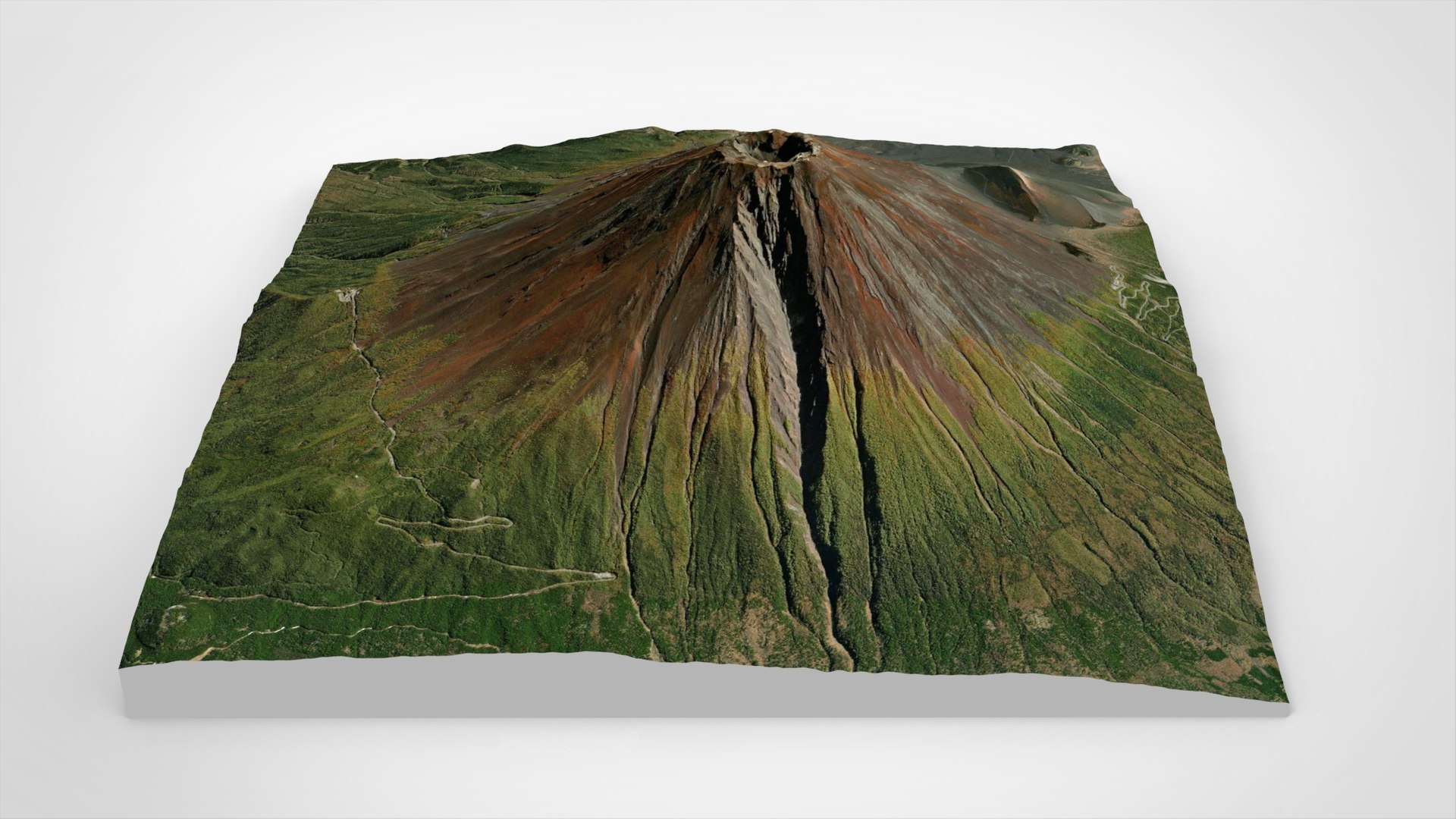 Mountain Landscape Volcano Fuji Japan 3D Model - TurboSquid 2191559