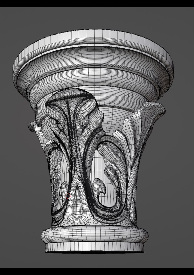 3D Column Head 05 - TurboSquid 1847312