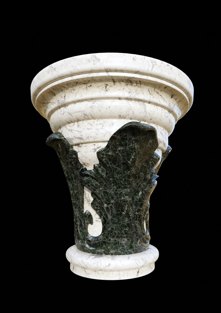 3D Column Head 05 - TurboSquid 1847312