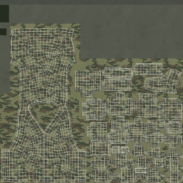 military uniform 3ds