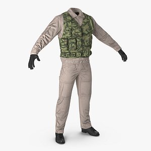 Download Free & Premium Combat Fatigues 3D Models | TurboSquid