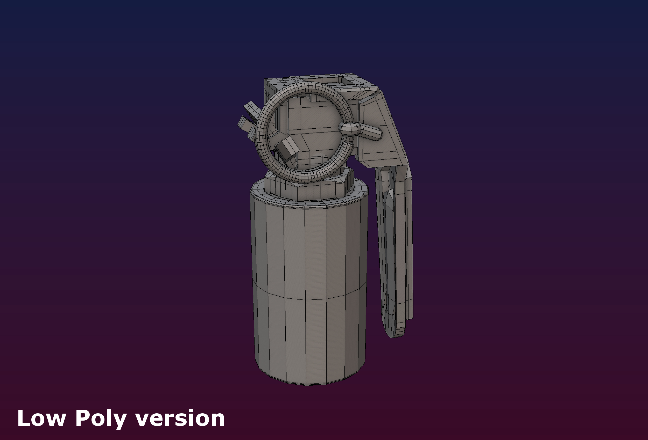 Flashbang Grenade Stylized m84 3D print 3D model - TurboSquid 1878367