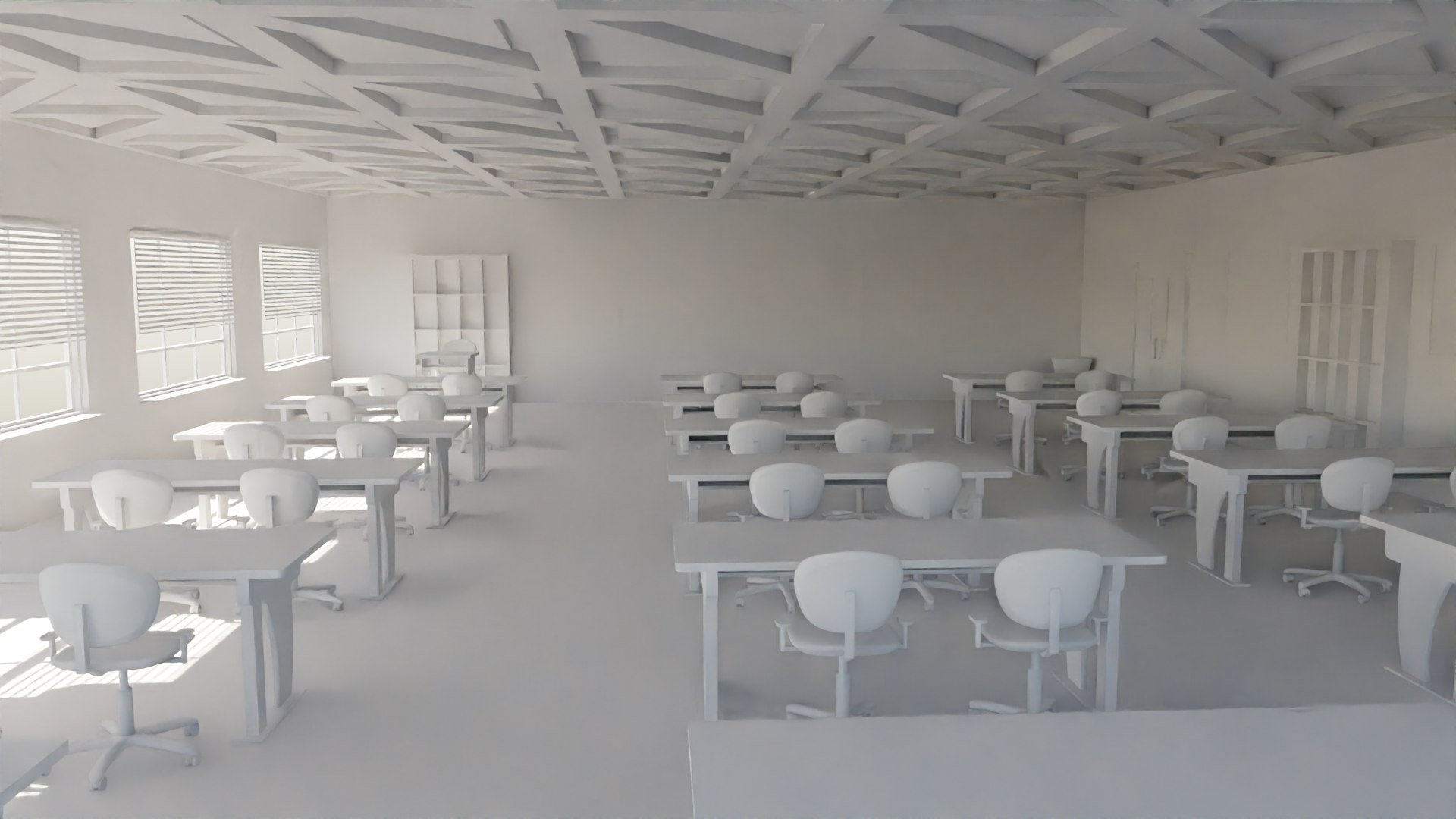 3D School Classroom Model - TurboSquid 2159662