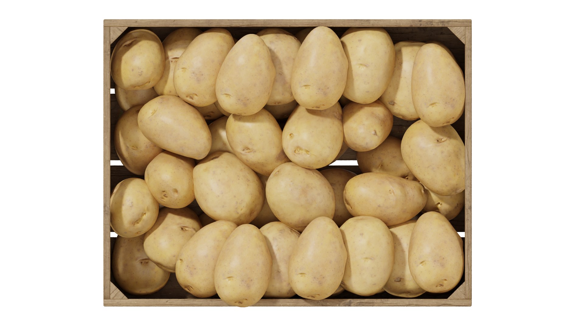 Potato Crates Model - TurboSquid 1967168