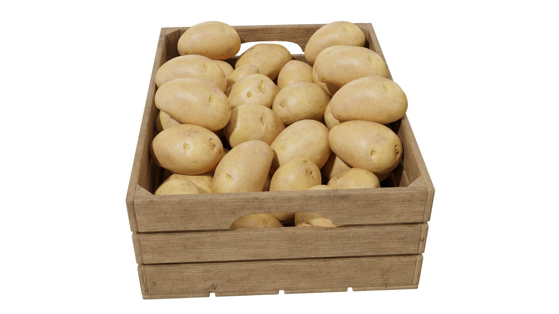 Potato Crates Model - TurboSquid 1967168