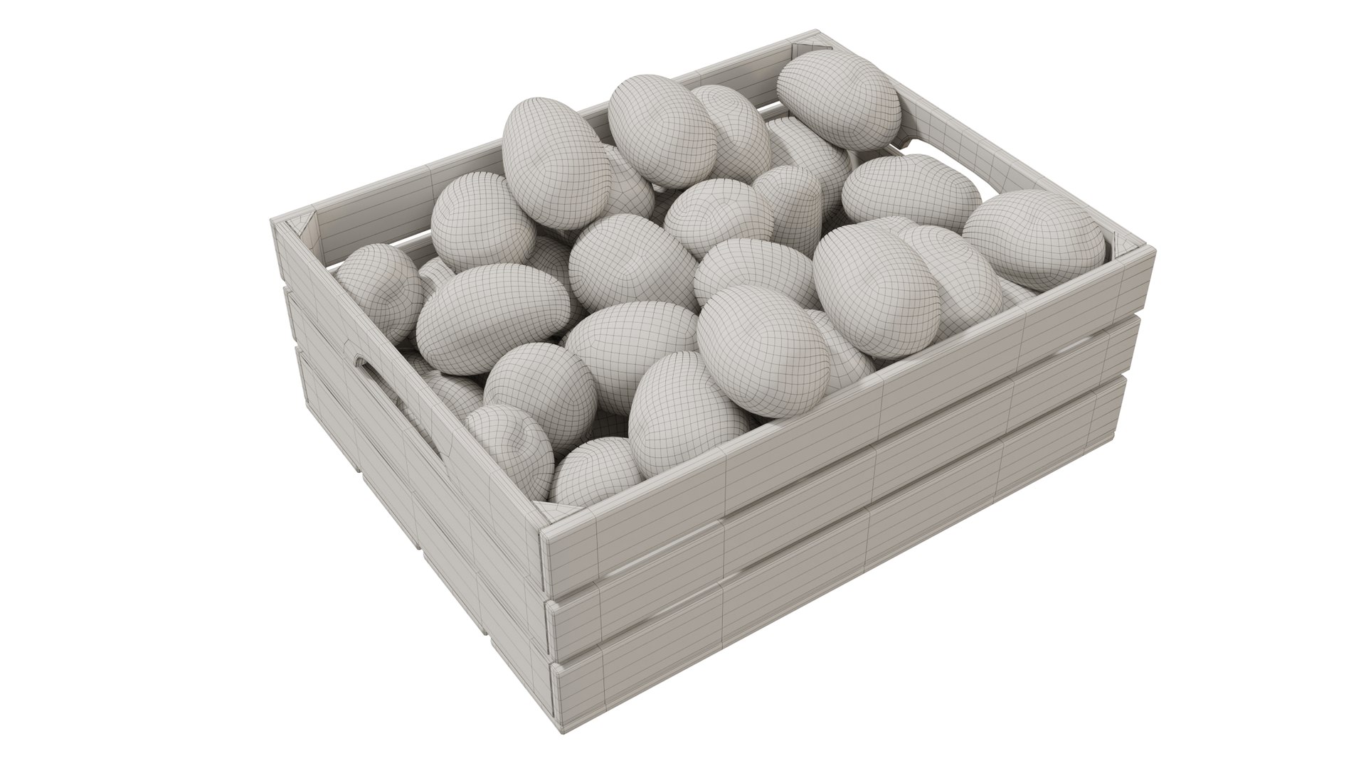 Potato Crates Model - TurboSquid 1967168