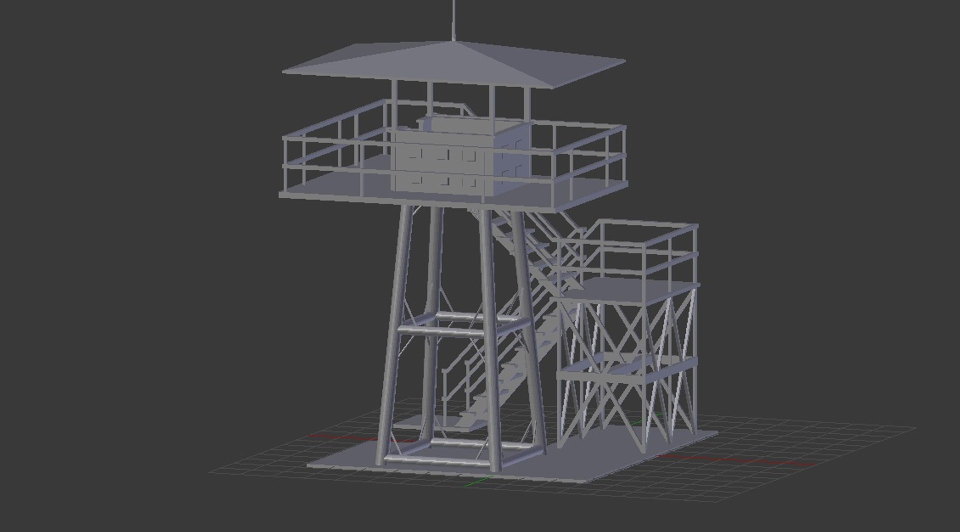 3d Model Watchtower