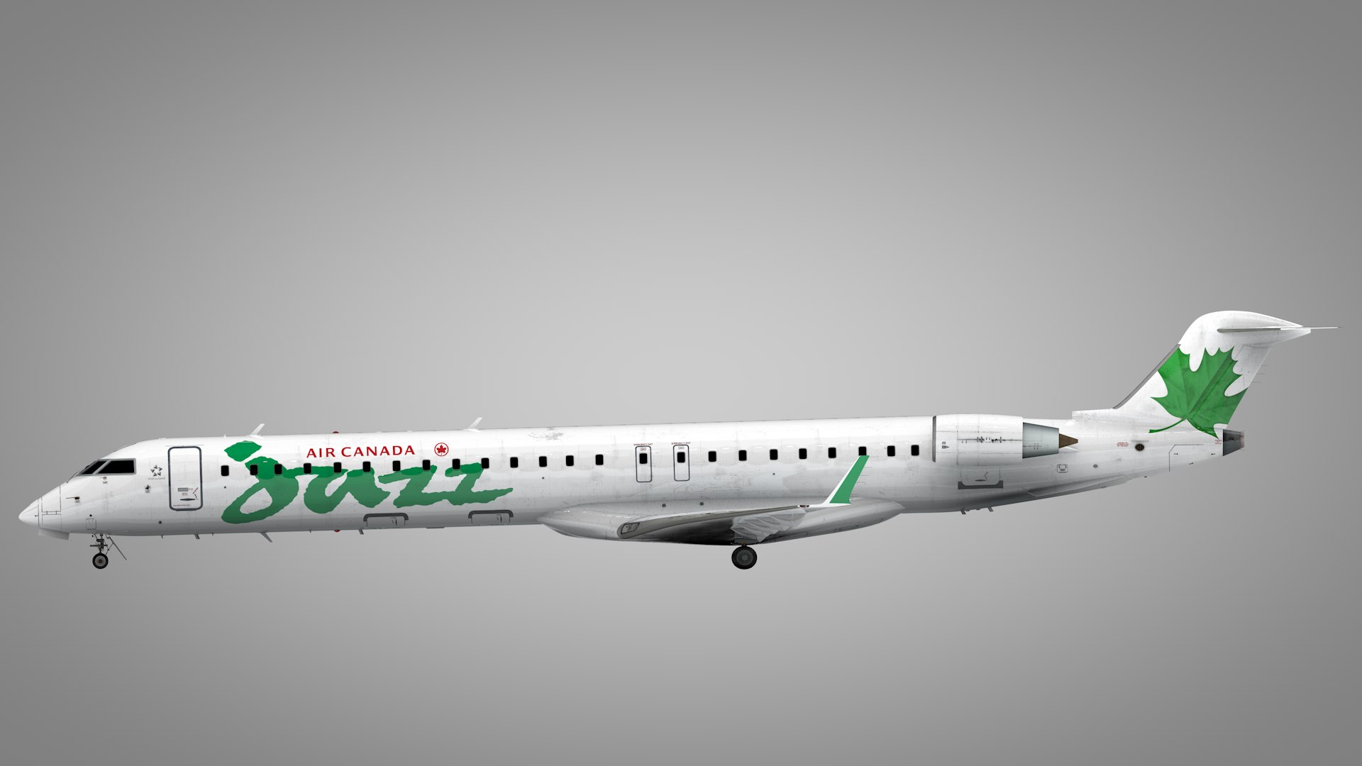 AIR CANADA BOMBARDIER CRJ 900 L2019 3D Model - TurboSquid 2093297