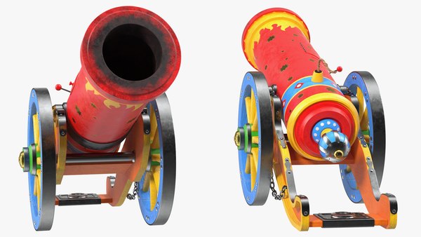 3D Circus Cannon - TurboSquid 1737045