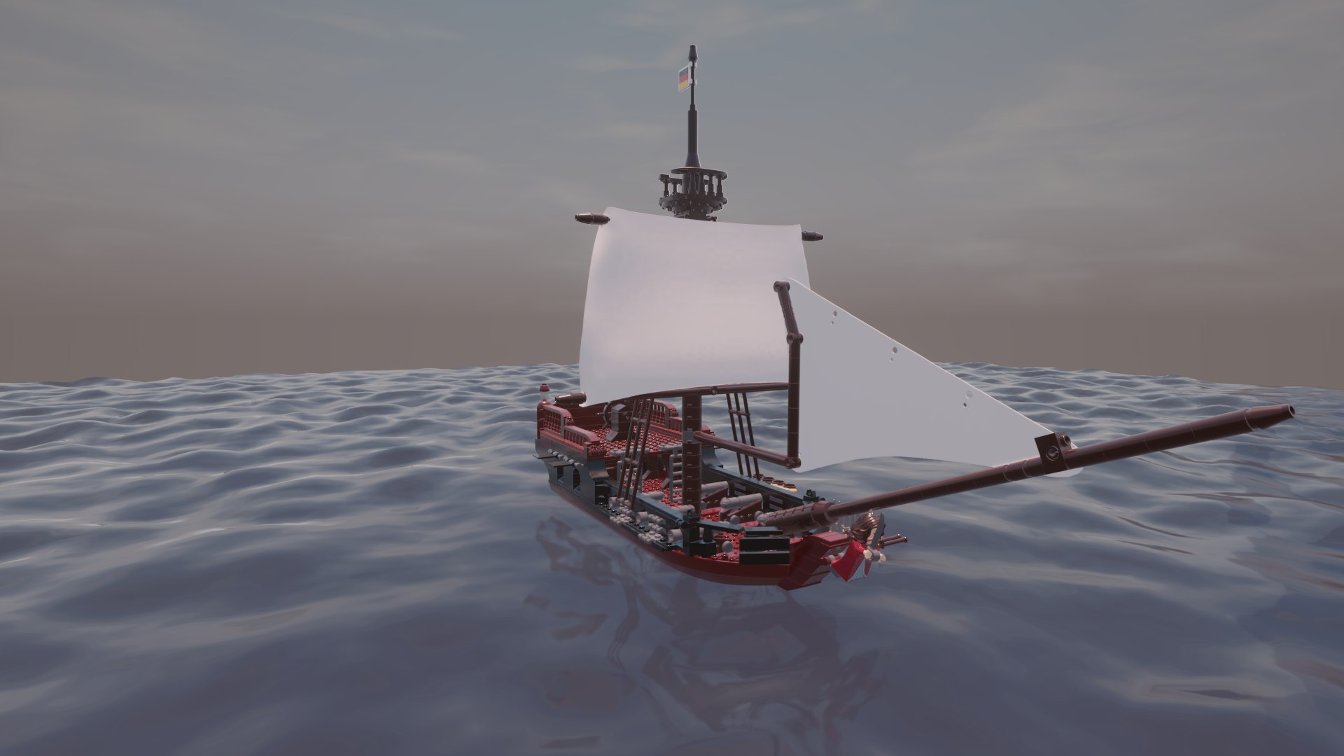 3D LEGO - GERMAN SLOOP - KLEINE JAGERIN - Rogue Film Productions ...