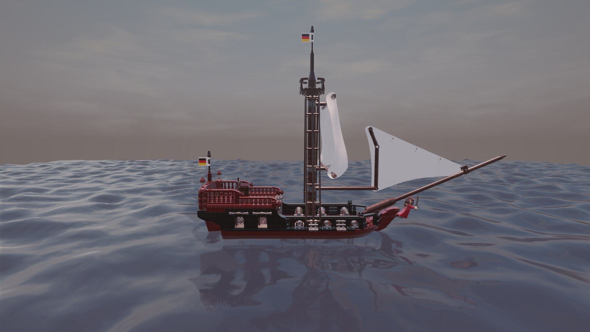 3D LEGO - GERMAN SLOOP - KLEINE JAGERIN - Rogue Film Productions ...