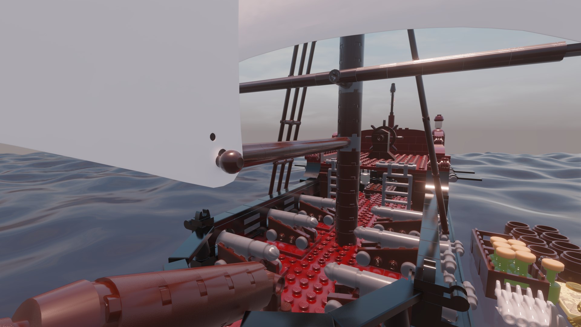 3D LEGO - GERMAN SLOOP - KLEINE JAGERIN - Rogue Film Productions ...