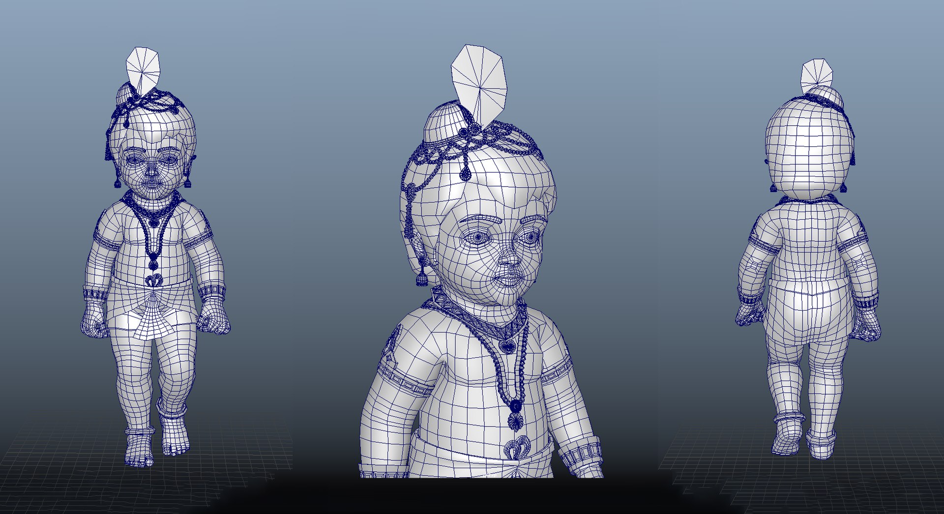 Lord Krishna 3D Model Artwork 3D Model - TurboSquid 2083185