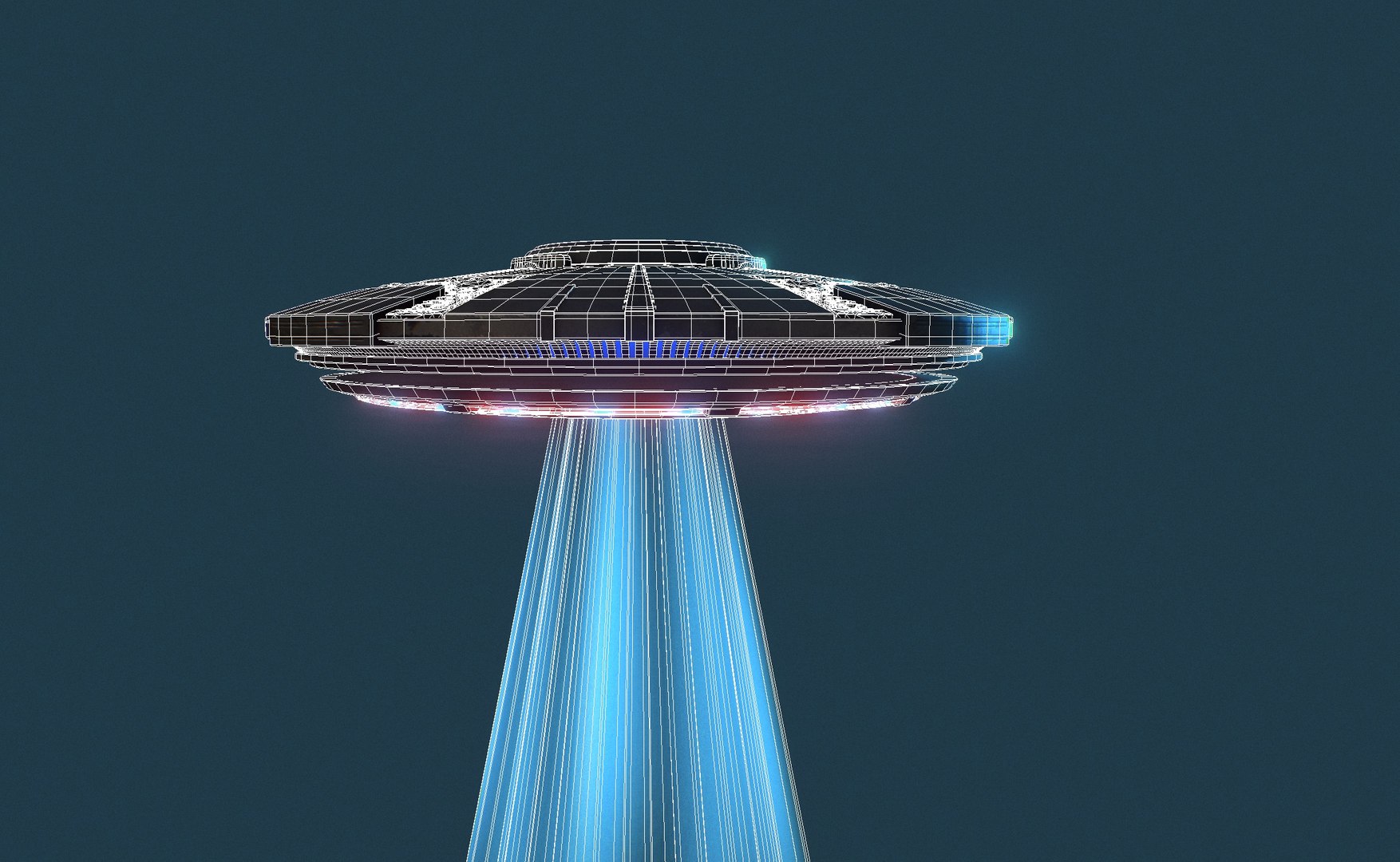 3D UFOAnimated Model - TurboSquid 2124074