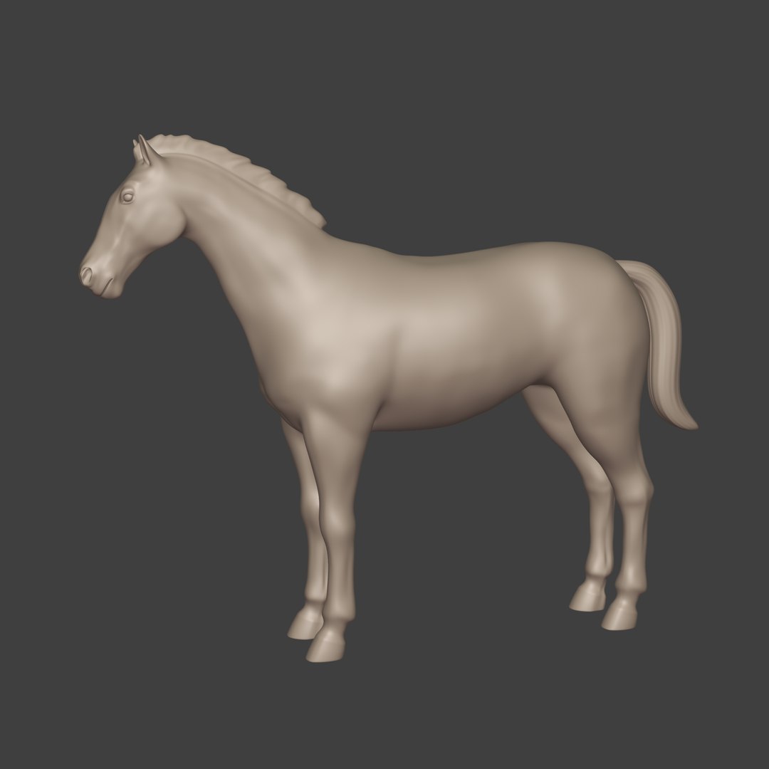 Horse Blender 3D Model - TurboSquid 2237922