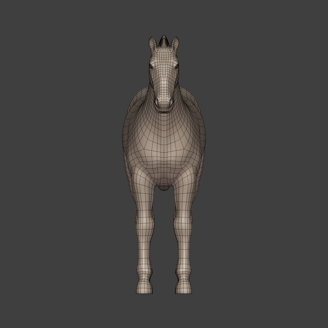 Horse Blender 3D Model - TurboSquid 2237922