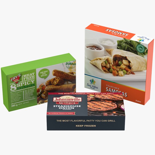 3D frozen fast foods 03 model - TurboSquid 1798919