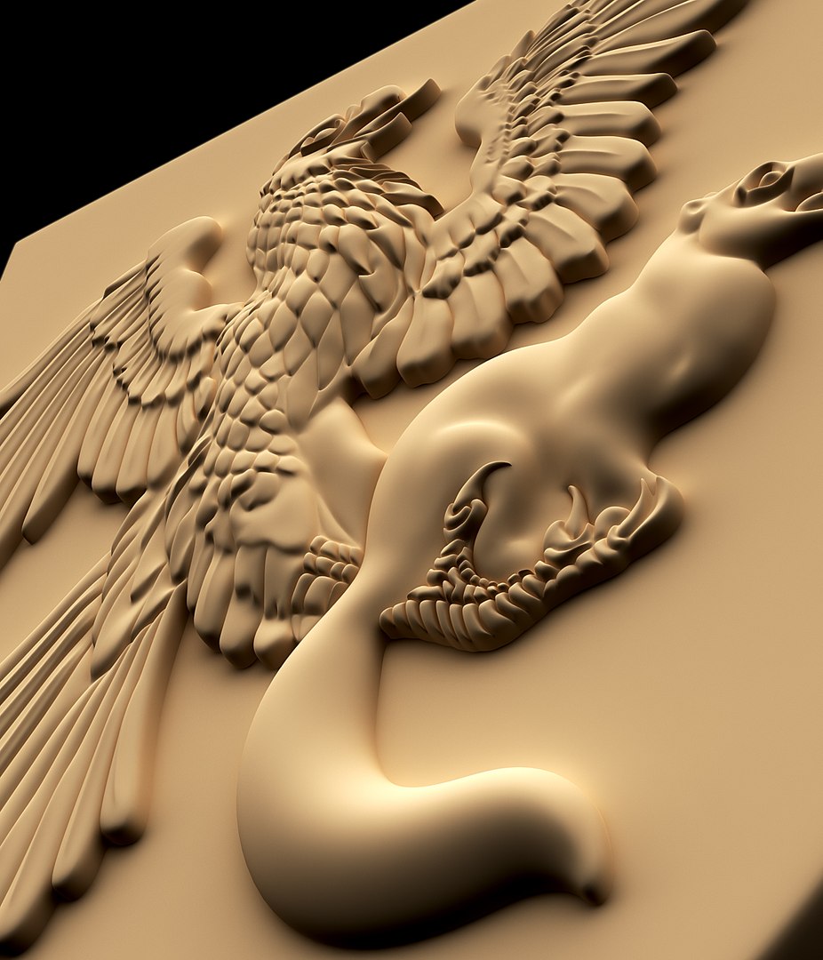 3d Model German Crest