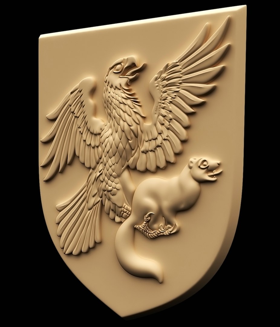 3d Model German Crest