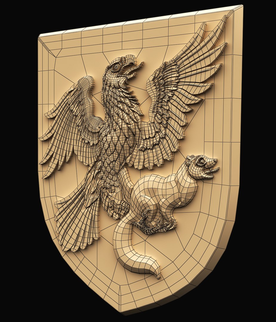 3d Model German Crest