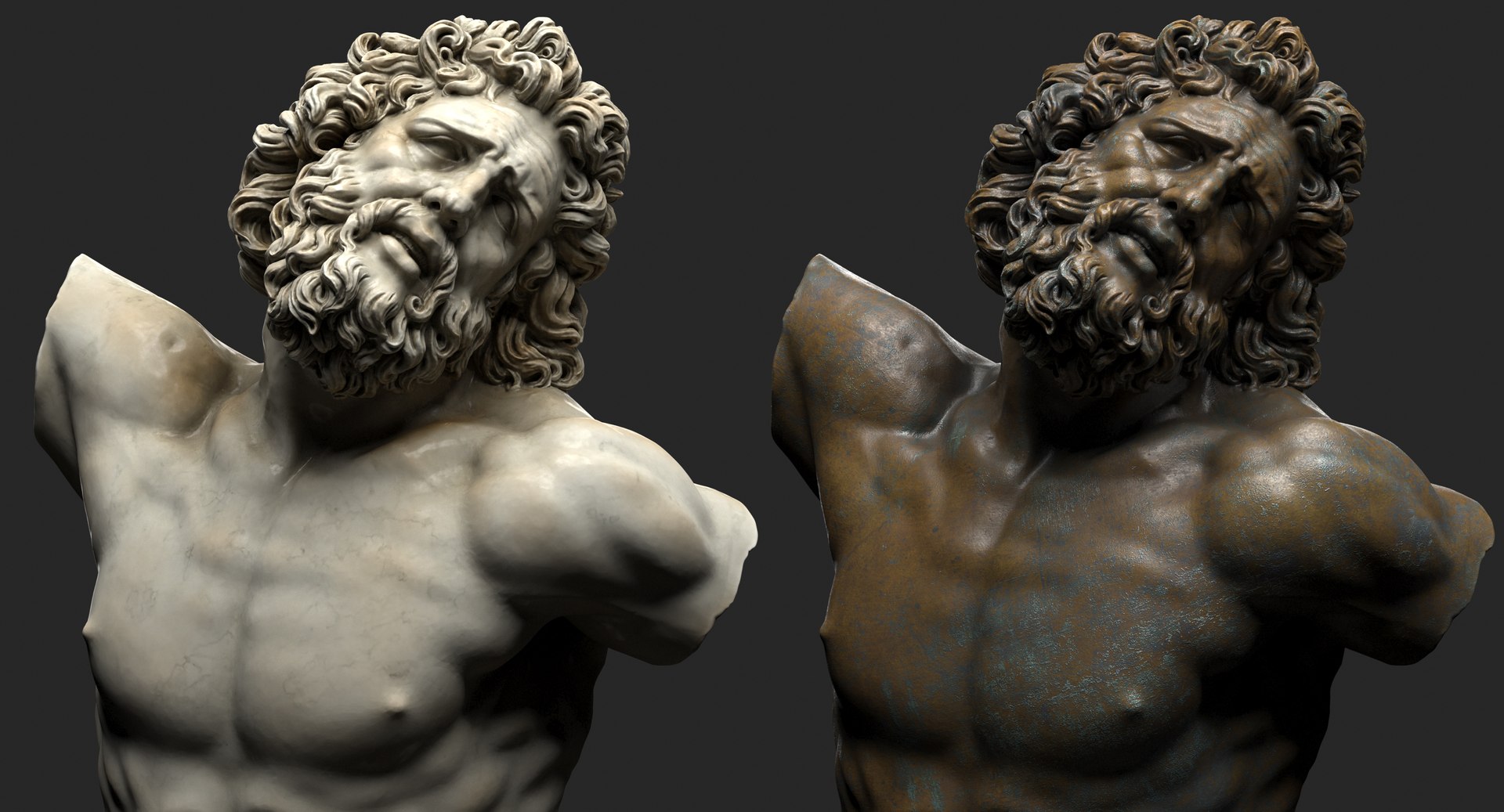 Bust Laocoon Model - TurboSquid 1421553