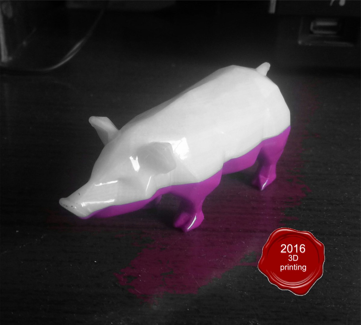 3d Pig Printing Model