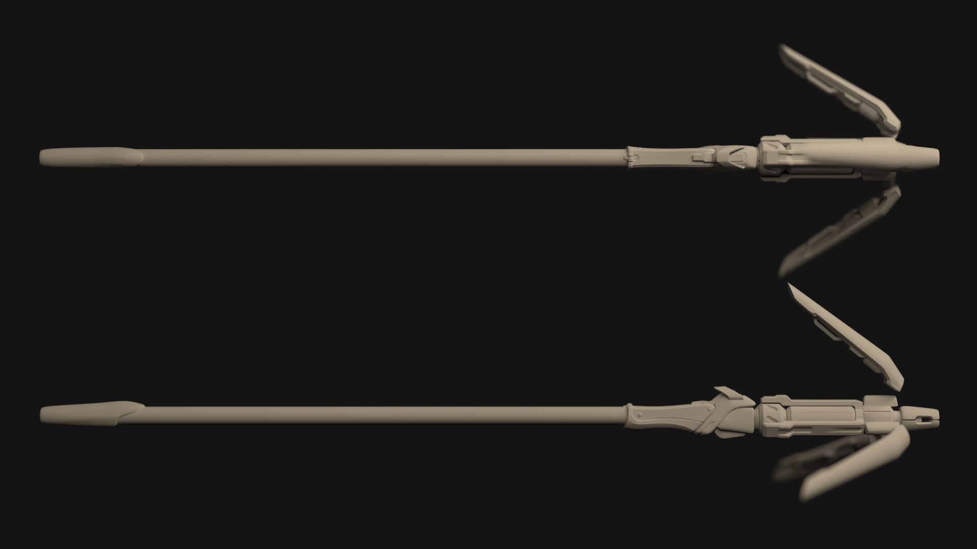Overwatch caduceus staff 3D - TurboSquid 1334858