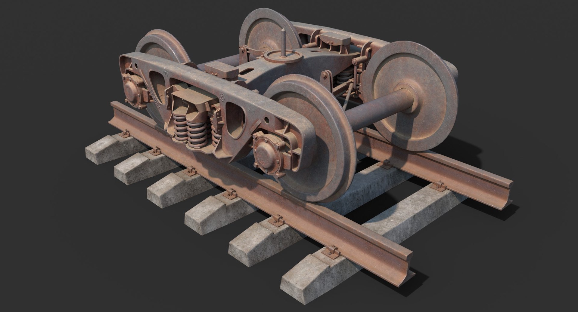 Bogie 18-100 Model - TurboSquid 1375566