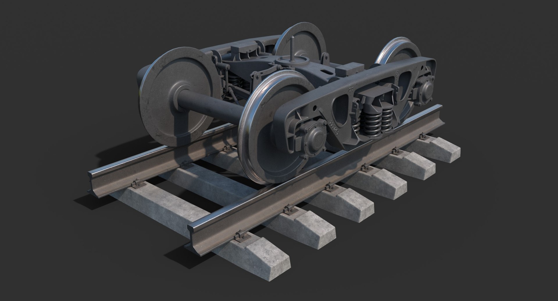 Bogie 18-100 Model - TurboSquid 1375566