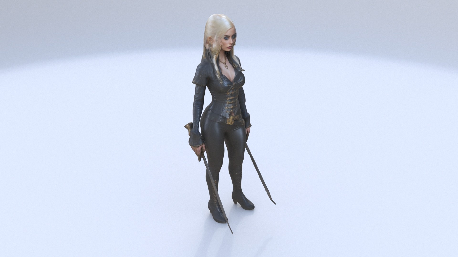 Dagger Pirate Queen Model - TurboSquid 2336760