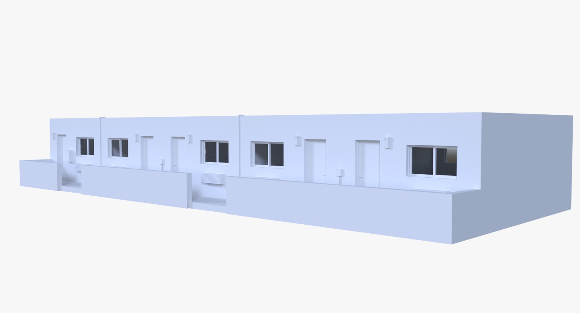 3d model motel interior