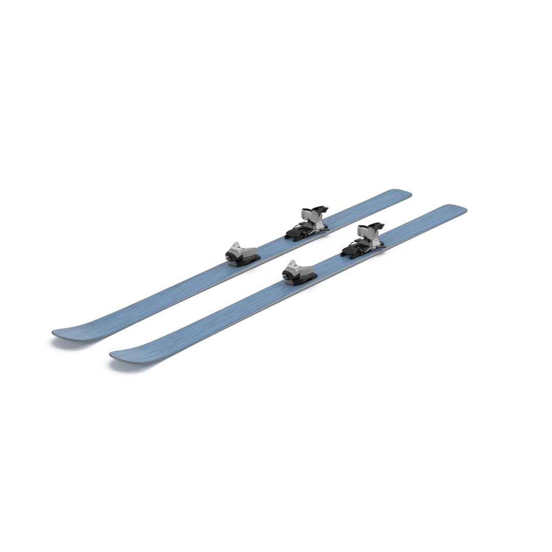 3d Model Snow Ski Modeled