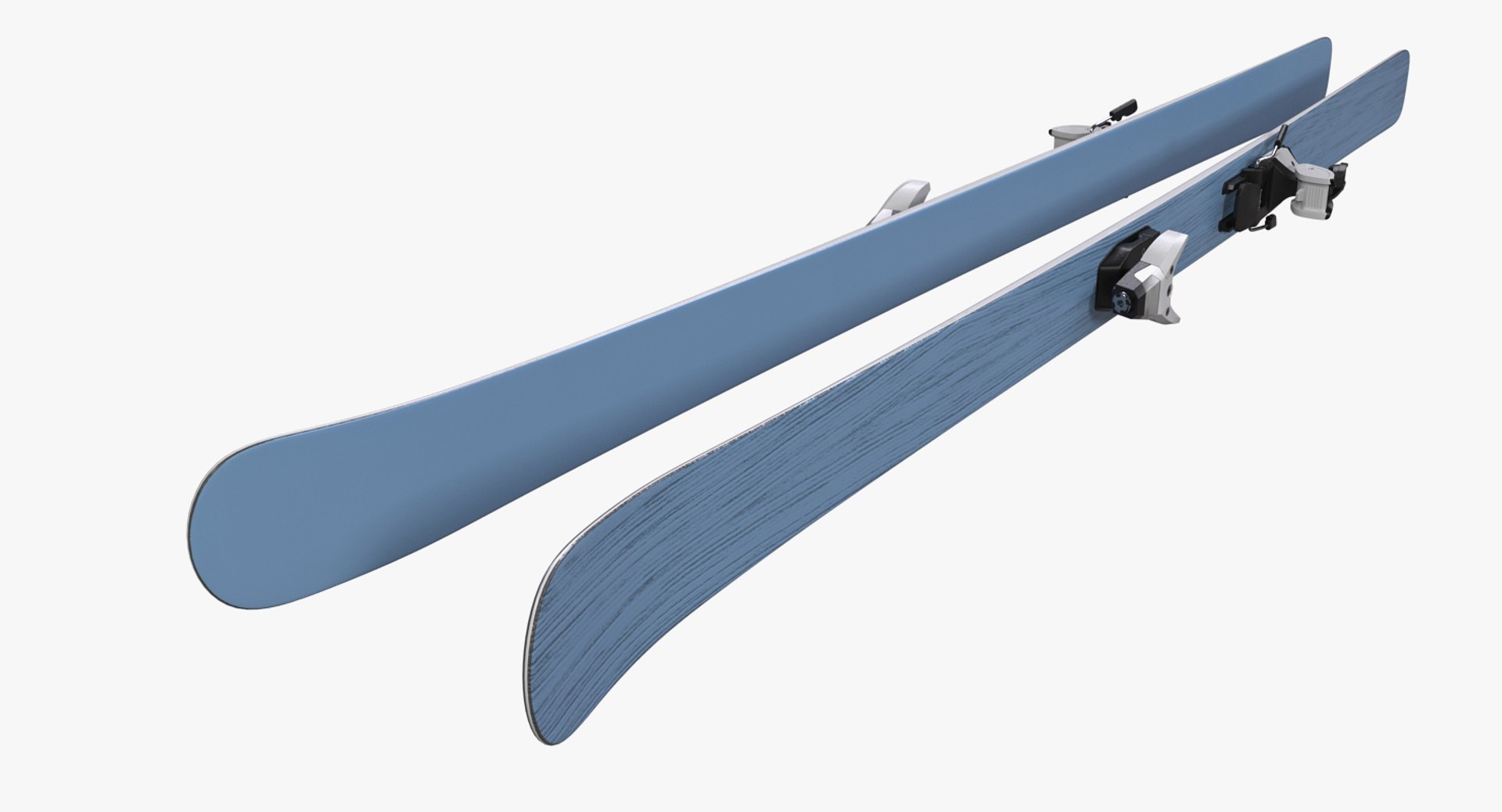 3d Model Snow Ski Modeled