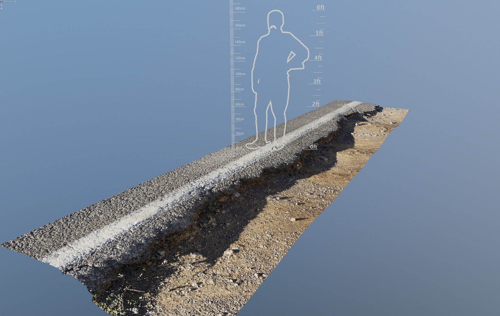3D Photoscanned Edge Asphalt Road Model - TurboSquid 1655489