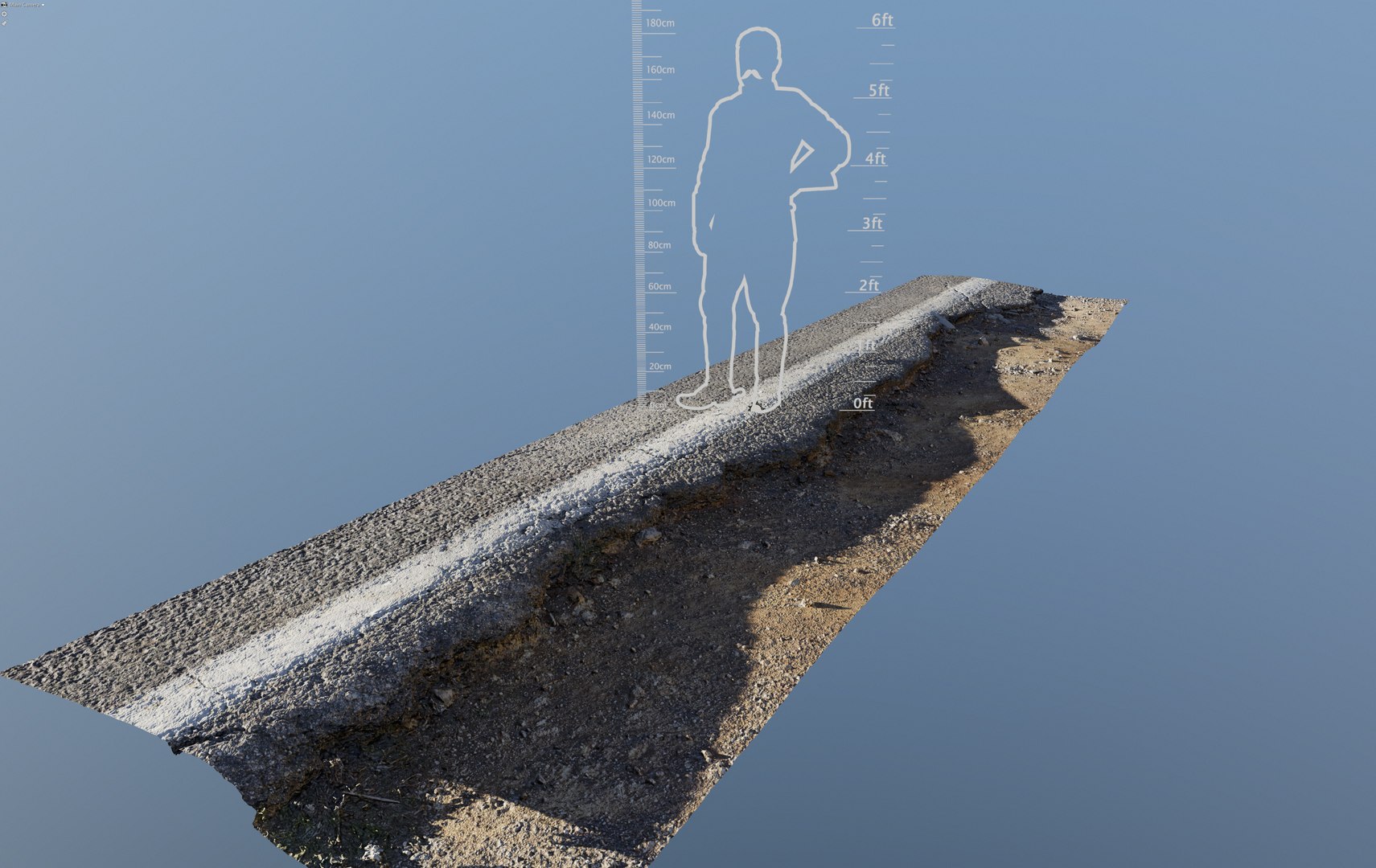 3D Photoscanned Edge Asphalt Road Model - TurboSquid 1655489