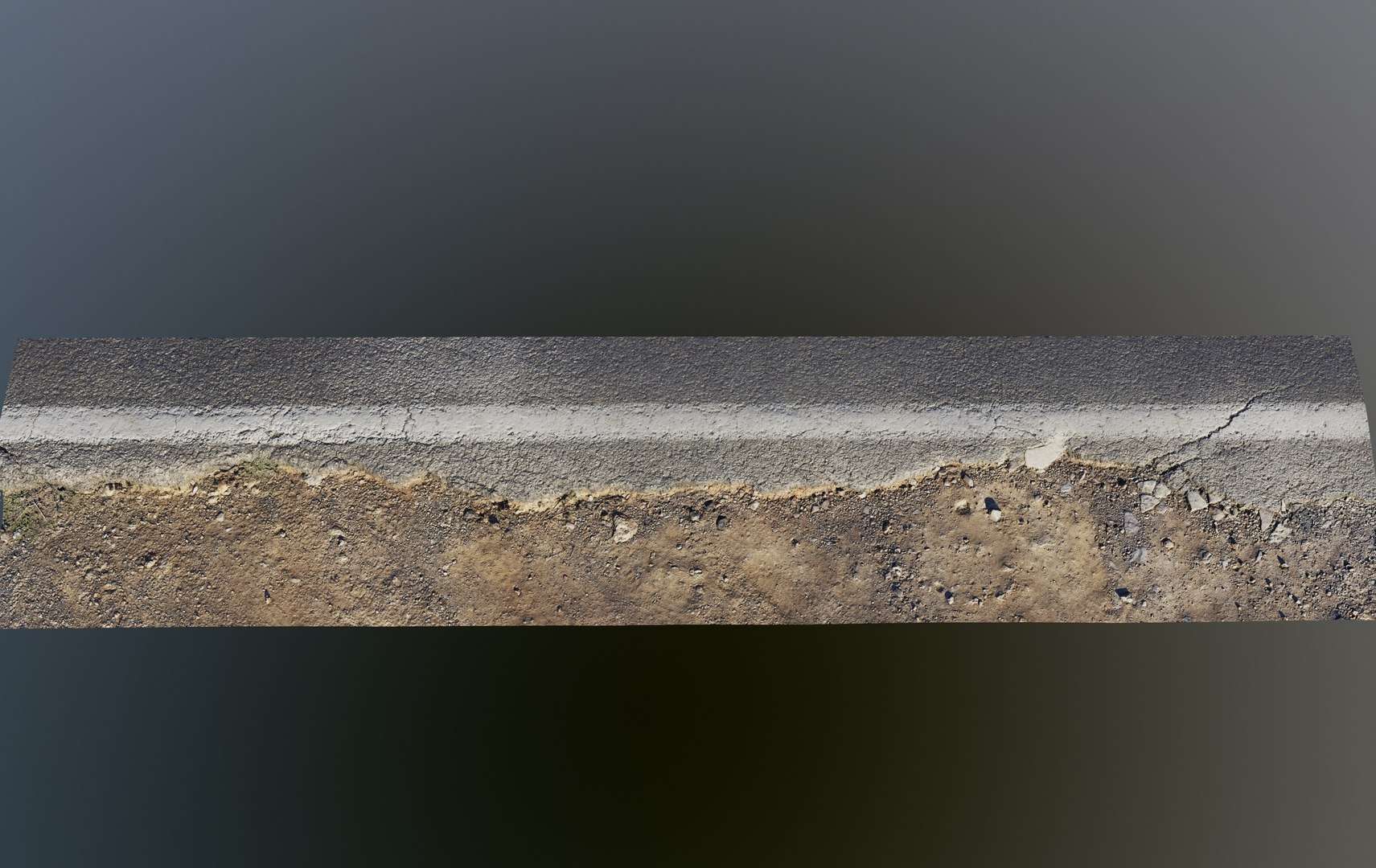 3D Photoscanned Edge Asphalt Road Model - TurboSquid 1655489