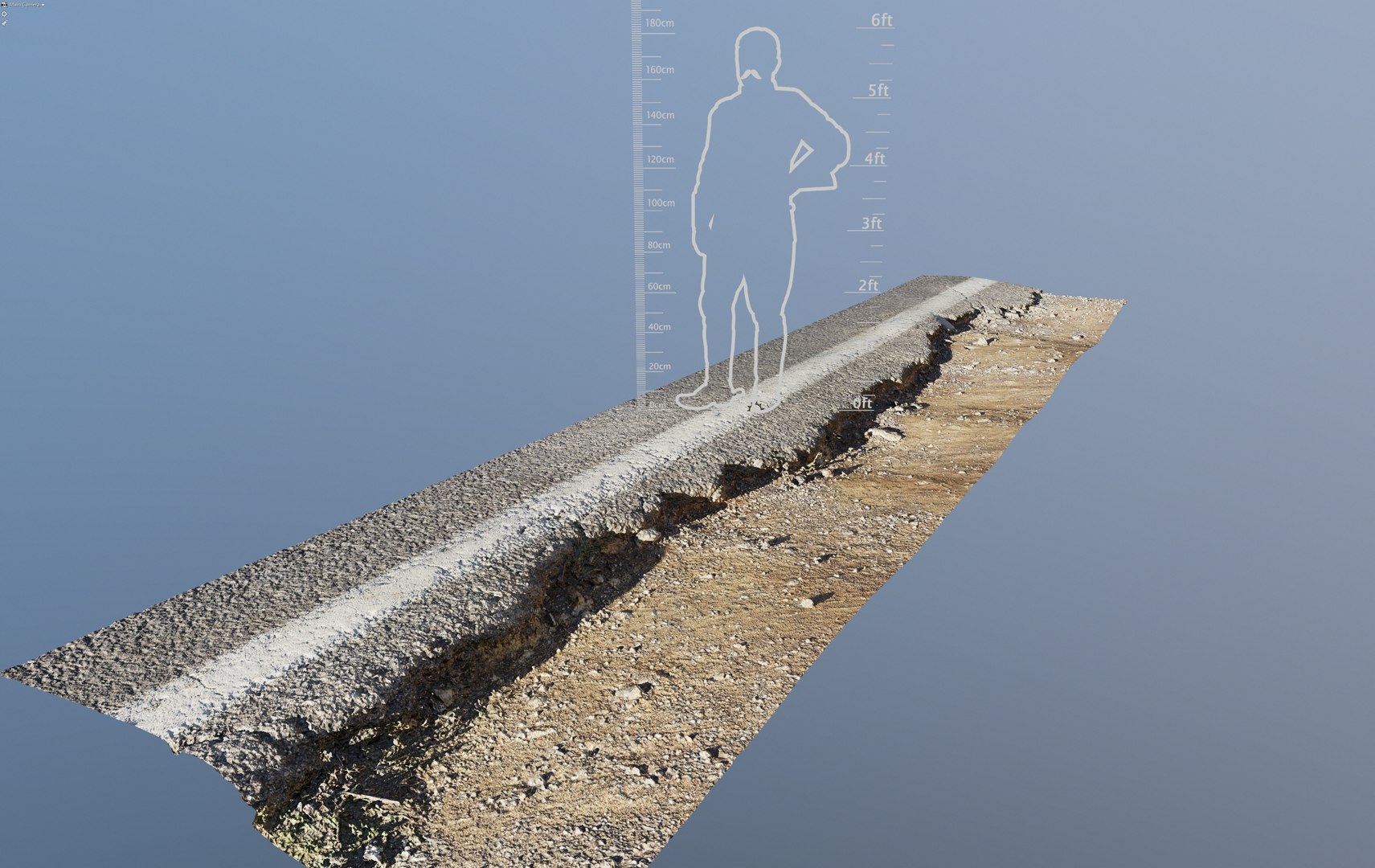 3D Photoscanned Edge Asphalt Road Model - TurboSquid 1655489