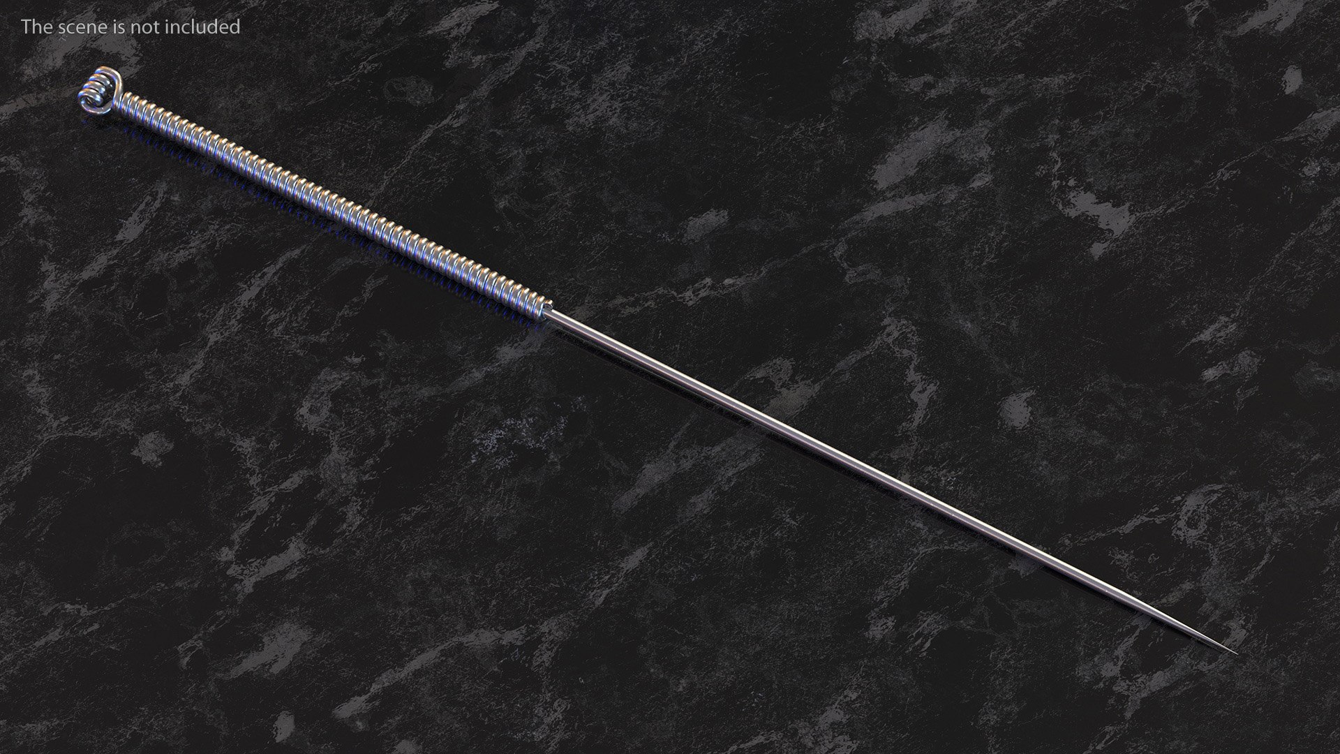 Middle Acupuncture Needle Silver Model - TurboSquid 2217971