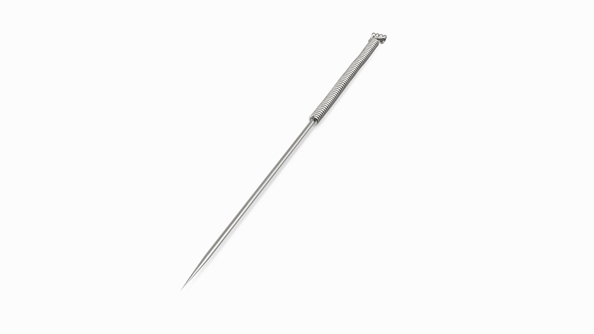 Middle Acupuncture Needle Silver Model - TurboSquid 2217971