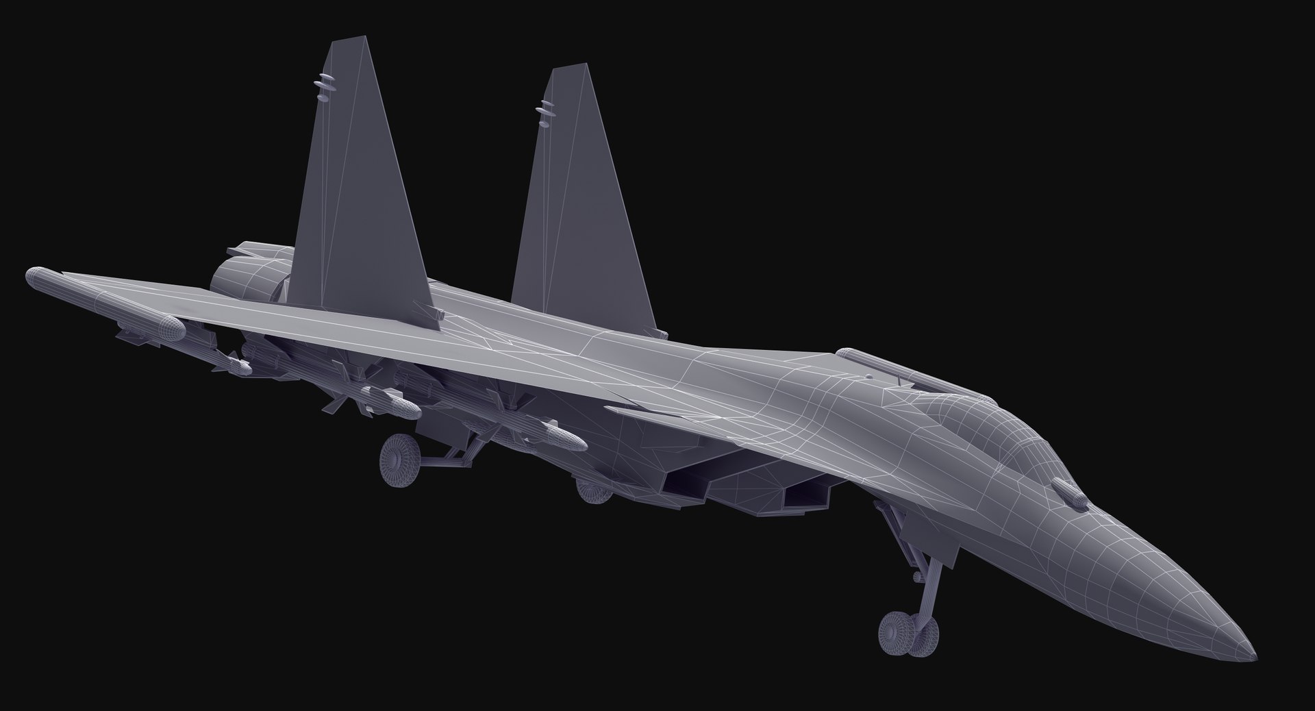 Su-35 flanker fighter 3D model - TurboSquid 1201154