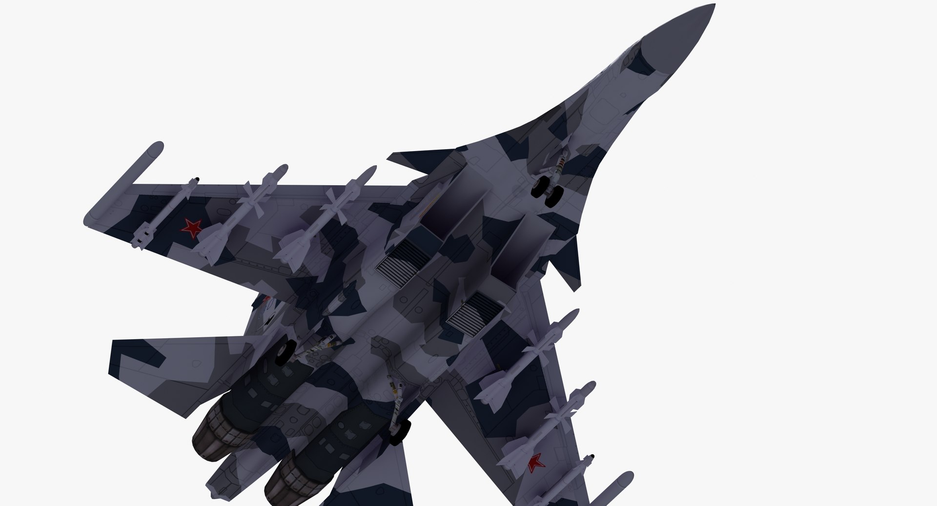 Su-35 flanker fighter 3D model - TurboSquid 1201154