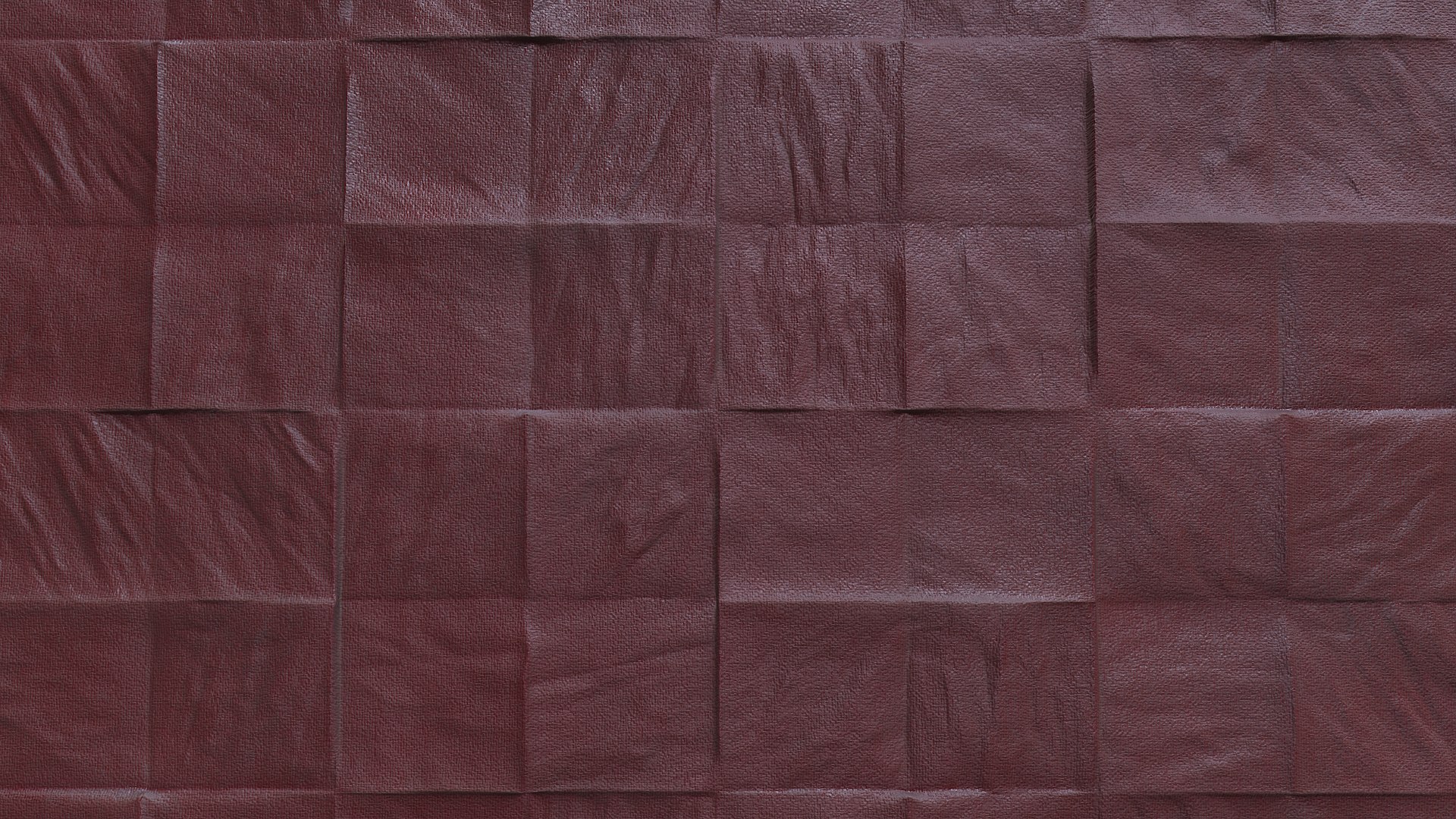 Dark Reddish Brown Tarpaulin Sheet 4x4m Game Ready 3D Model ...