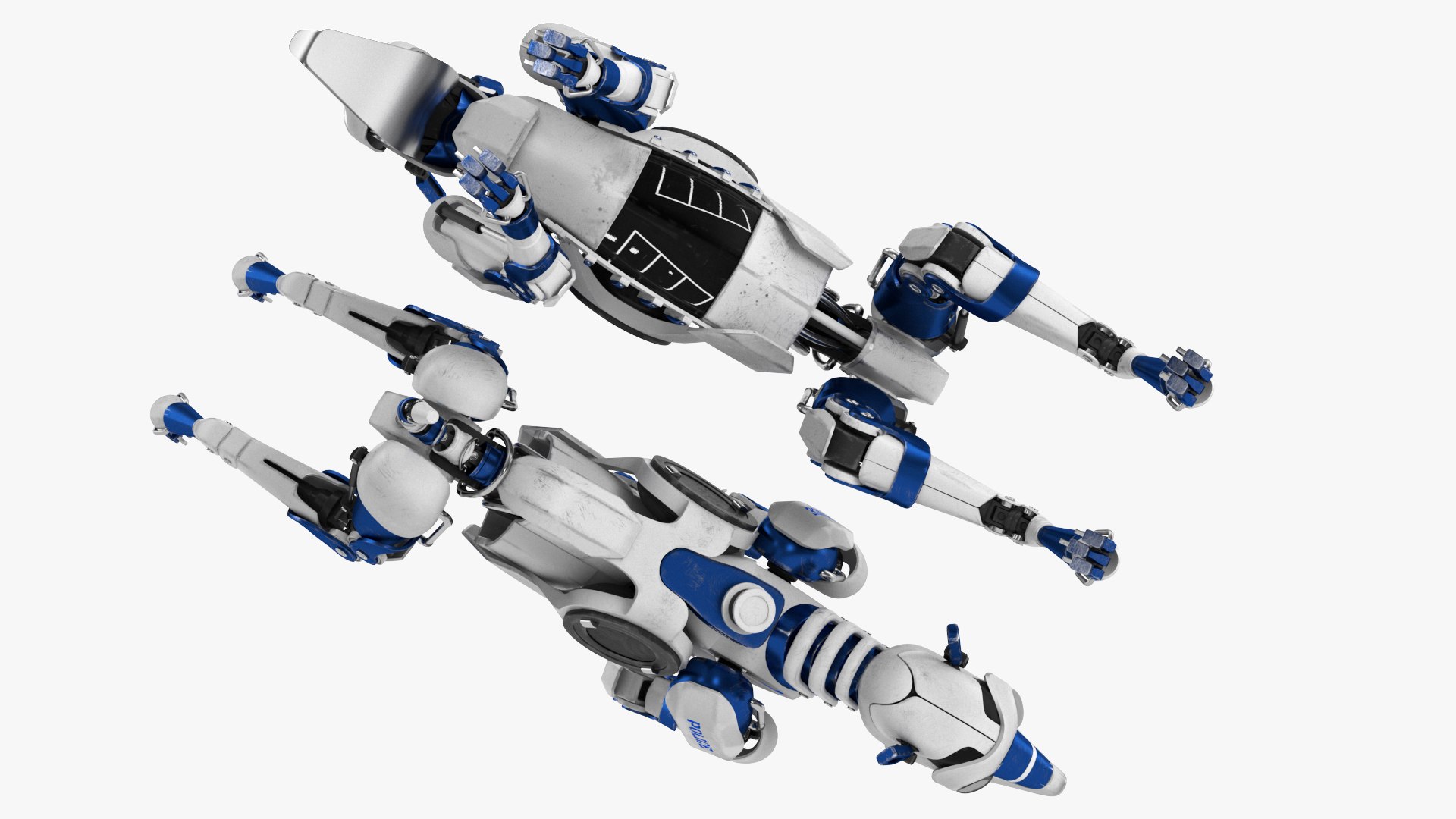 Futuristic Robots Collection 3D Model - TurboSquid 2299588