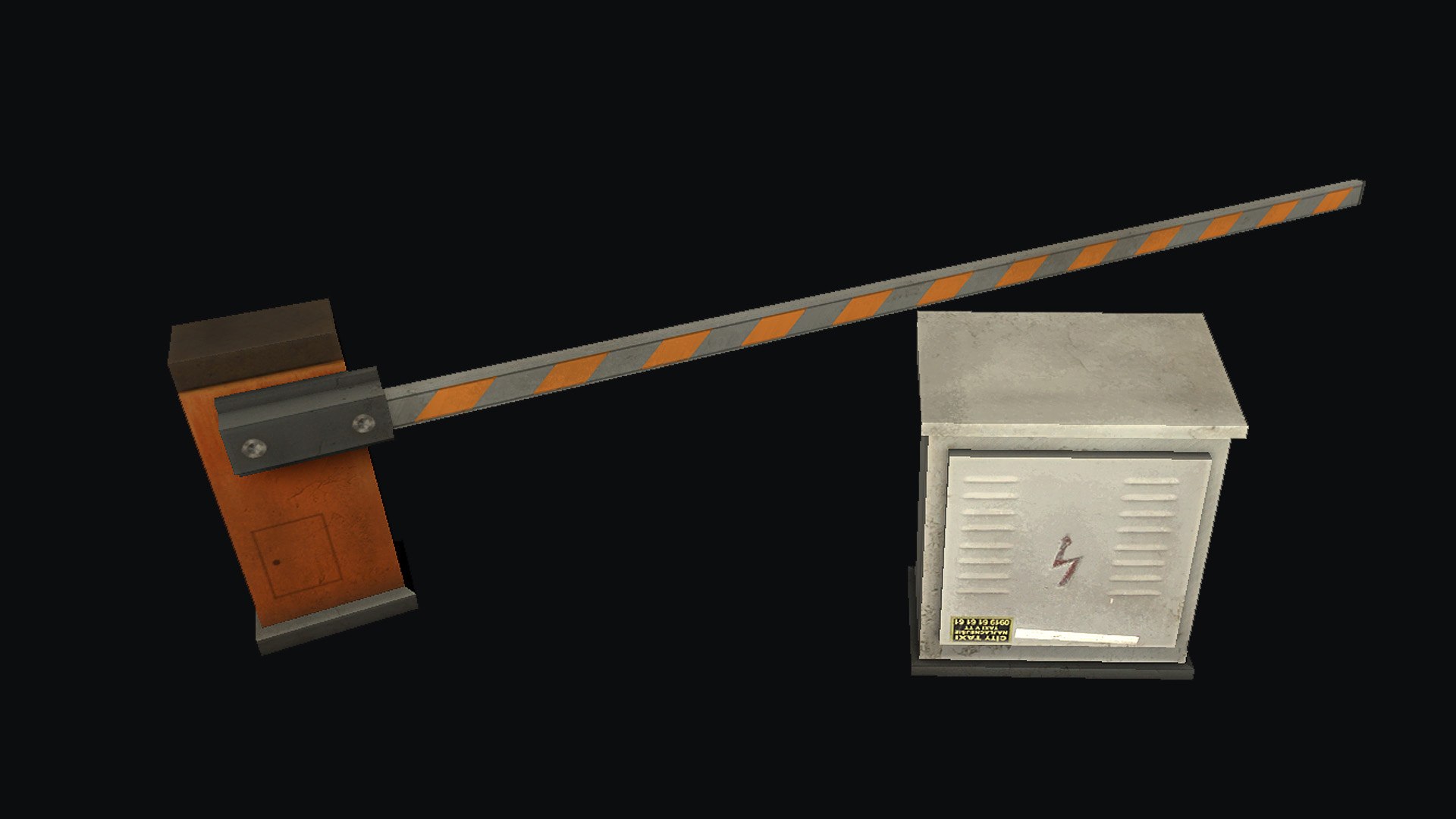 3D Security Booth Low-poly Game Ready 3D Model Model - TurboSquid 1722572